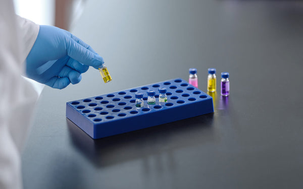 Sample vial rack, suitable for 2 ml sample vials, polypropylene, 50 ho ...